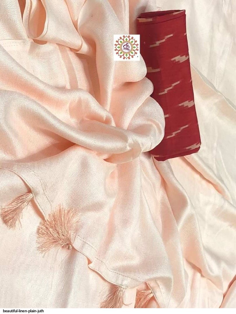 BEAUTIFUL Linen plain juth