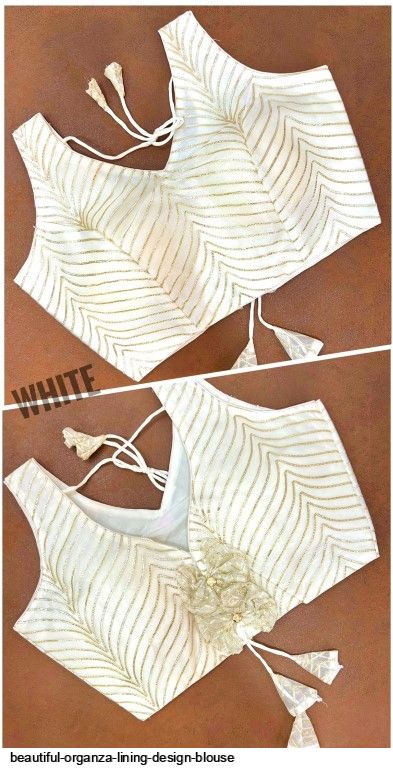 BEAUTIFUL ORGANZA LINING DESIGN BLOUSE