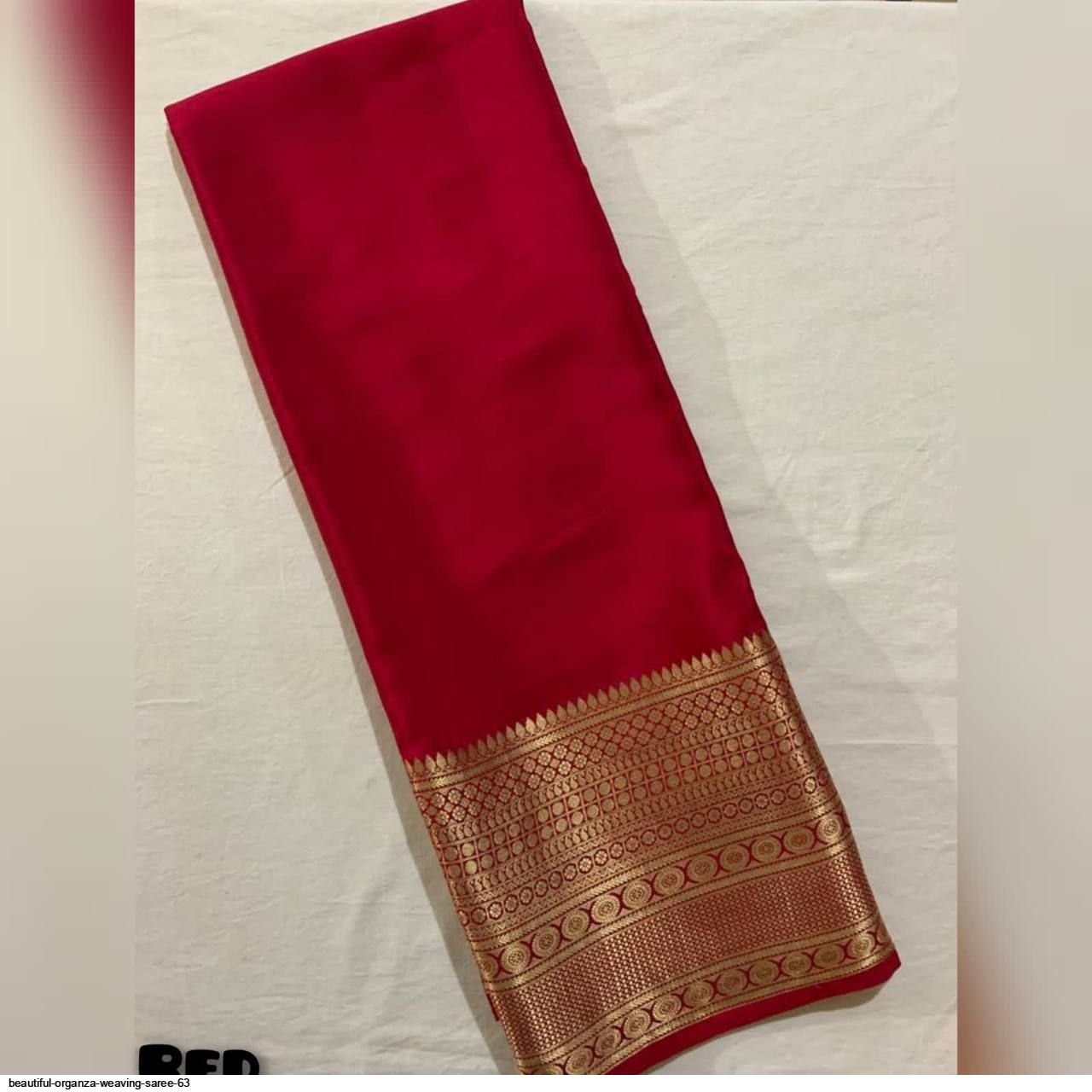 BEAUTIFUL ORGANZA WEAVING SAREE 63