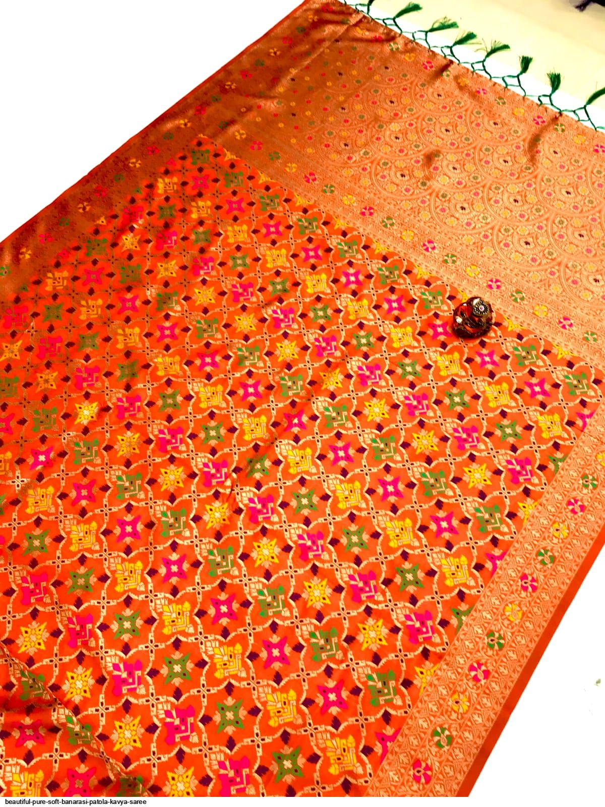 BEAUTIFUL PURE SOFT BANARASI PATOLA KAVYA SAREE