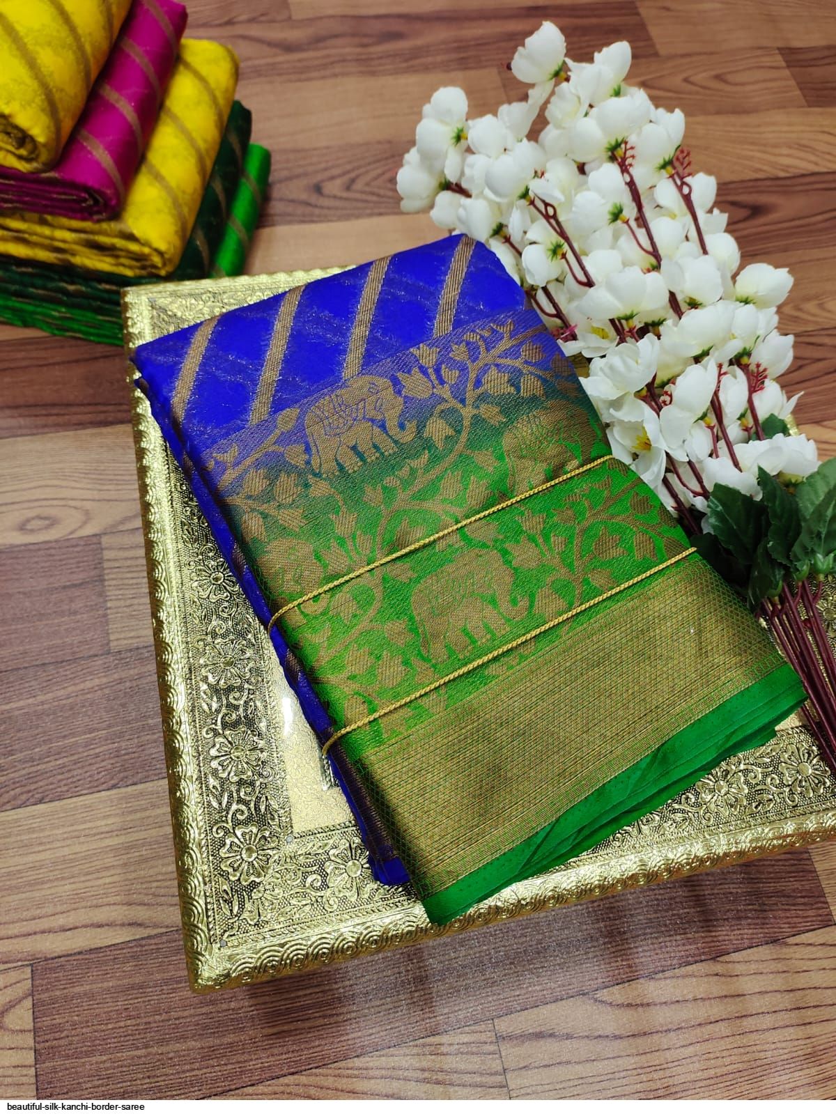 BEAUTIFUL SILK KANCHI BORDER SAREE