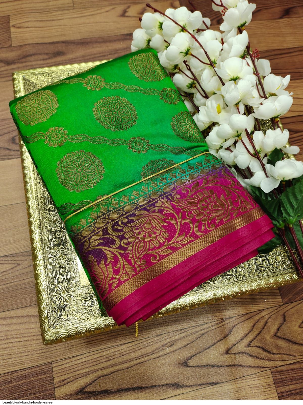 BEAUTIFUL SILK KANCHI BORDER SAREE