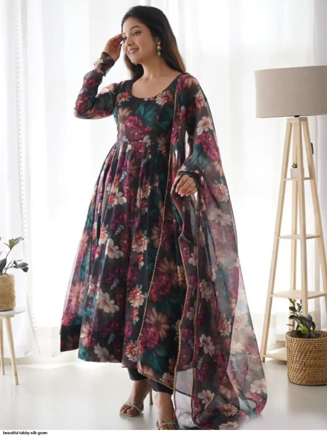 Beautiful Tabby Silk gown