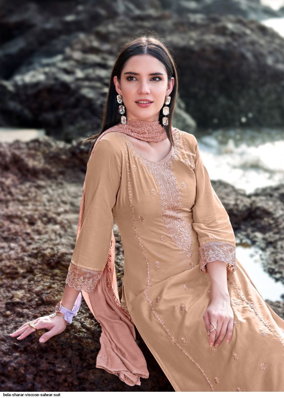 BELA SHARAR VISCOSE SALWAR SUIT