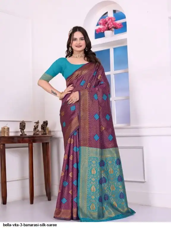 Bella Vita 3 Banarasi Silk Saree