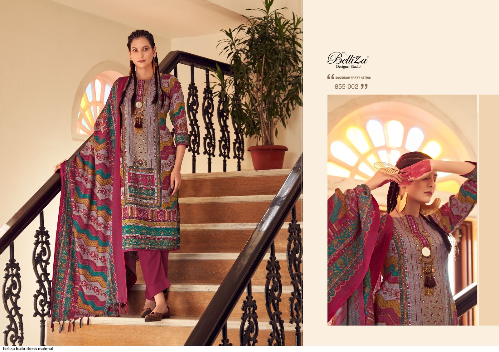 BelliZa HAIFA DRESS MATERIAL