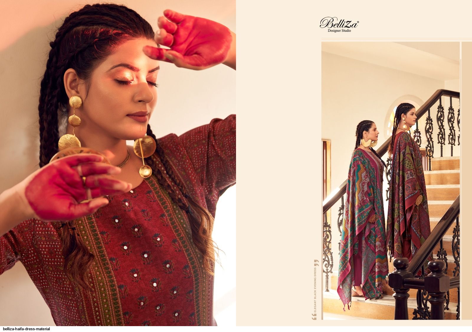 BelliZa HAIFA DRESS MATERIAL