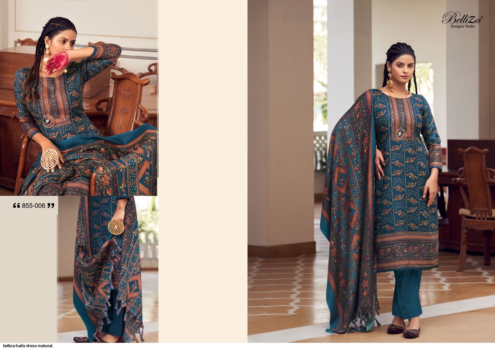 BelliZa HAIFA DRESS MATERIAL