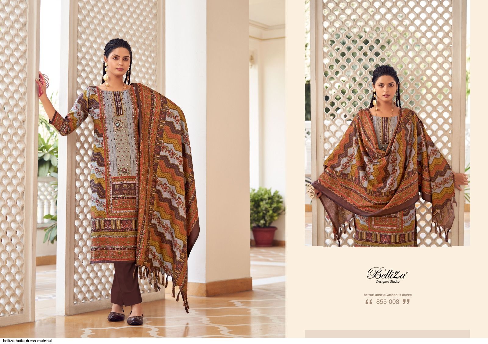 BelliZa HAIFA DRESS MATERIAL