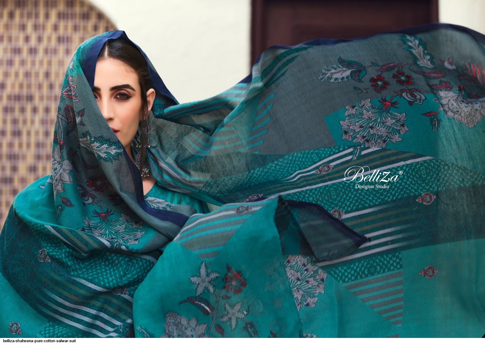 BELLIZA SHAHEENA PURE COTTON SALWAR SUIT