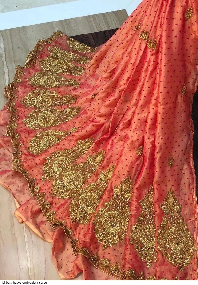 BF Butti HEAVY EMBROIDERY SAREE