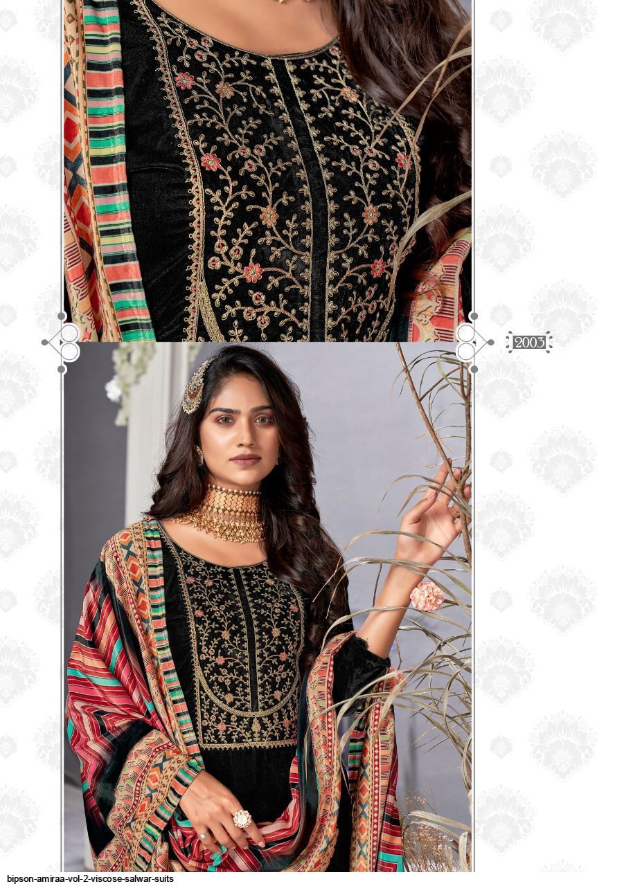 BIPSON AMIRAA vol 2 VISCOSE salwar suits