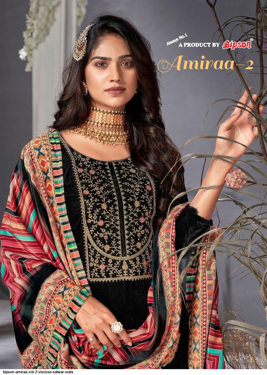 BIPSON AMIRAA vol 2 VISCOSE salwar suits