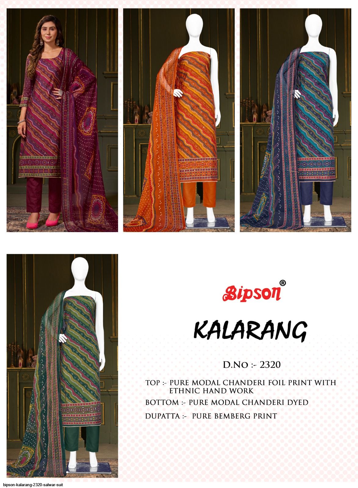 BIPSON KALARANG 2320 SALWAR SUIT