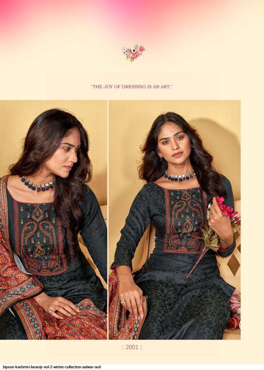 BIPSON KASHMIRI BEAUTY VOL 2 WINTER Collection SALWAR SUIT