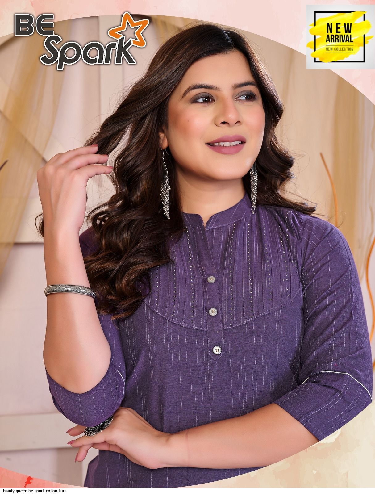 BRAUTY QUEEN BE SPARK Cotton KURTI