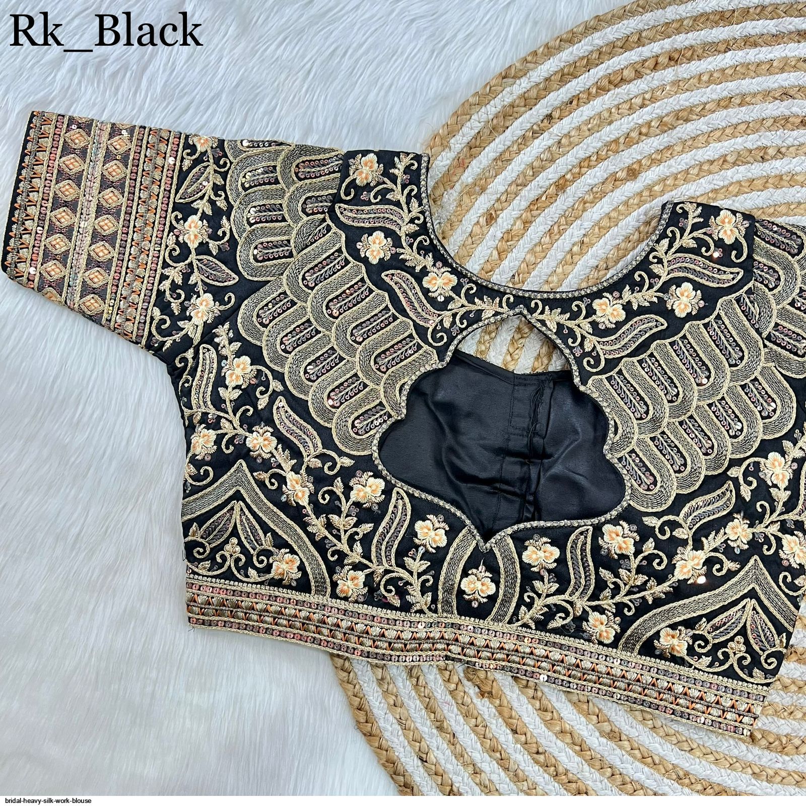 BRIDAL HEAVY SILK WORK BLOUSE