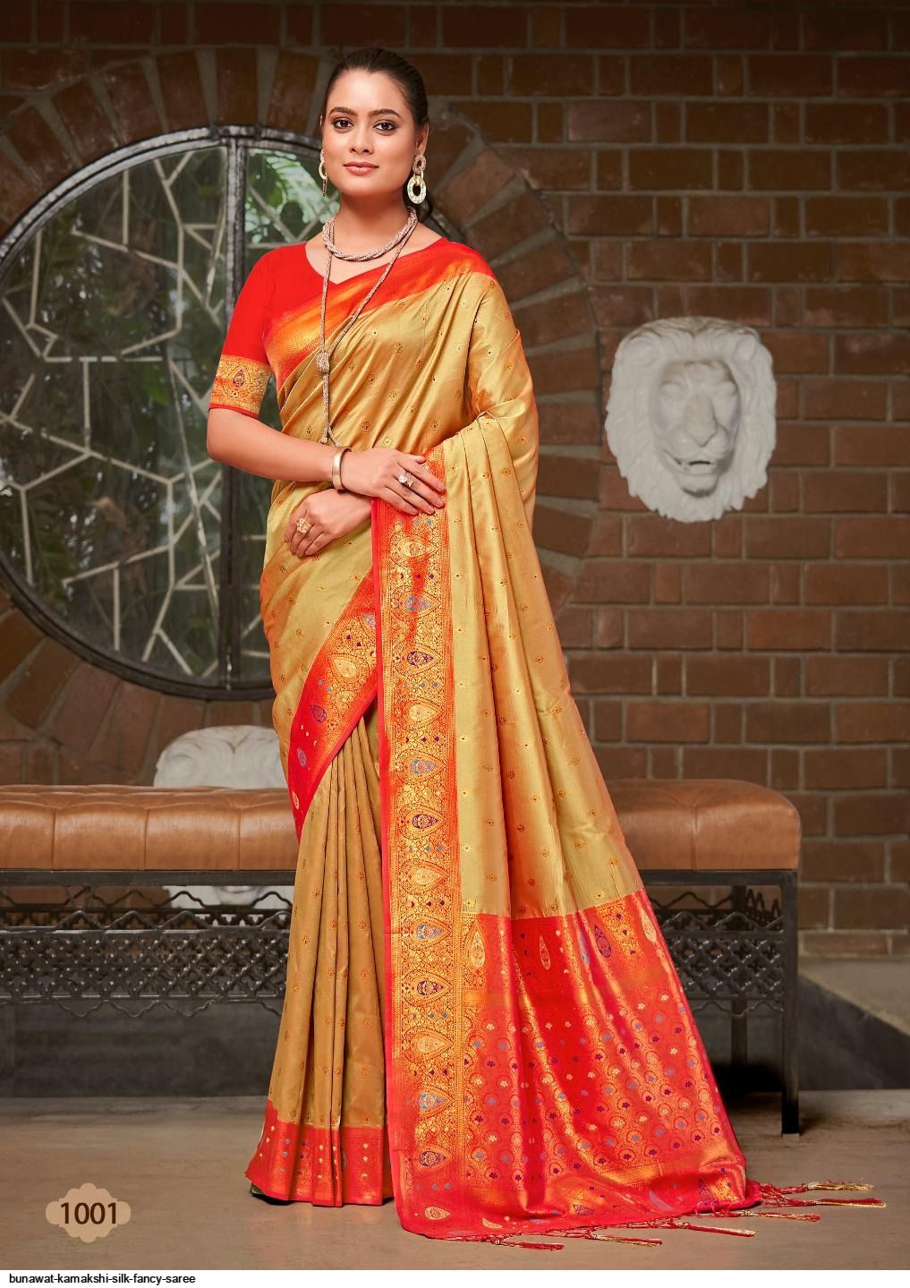 BUNAWAT KAMAKSHI SILK FANCY SAREE