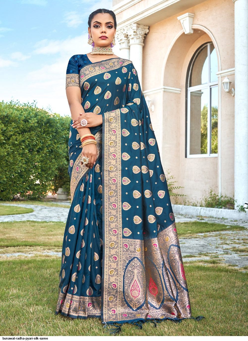 BUNAWAT RADHA PYARI SILK SAREE
