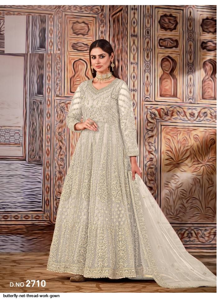 Butterfly Net Thread Work gown