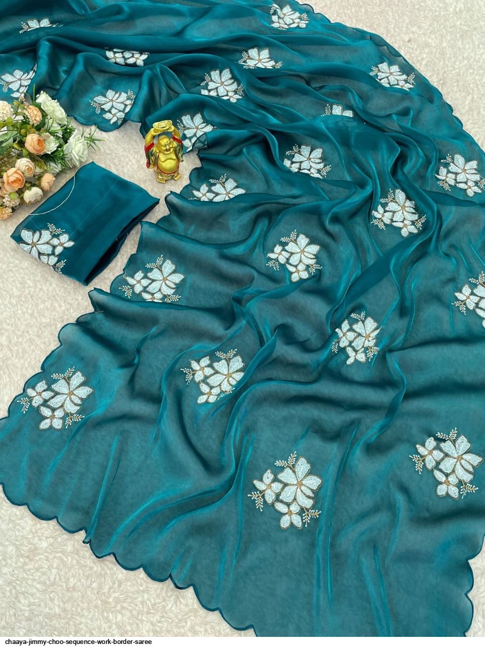 Chaaya jimmy choo Sequence Work border Saree