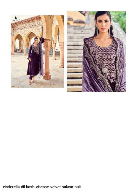 Cinderella DIL KASH VISCOSE VELVET salwar suit