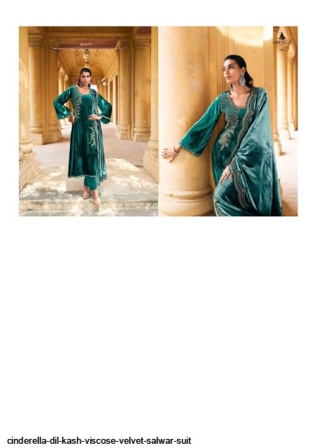 Cinderella DIL KASH VISCOSE VELVET salwar suit