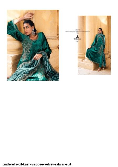 Cinderella DIL KASH VISCOSE VELVET salwar suit