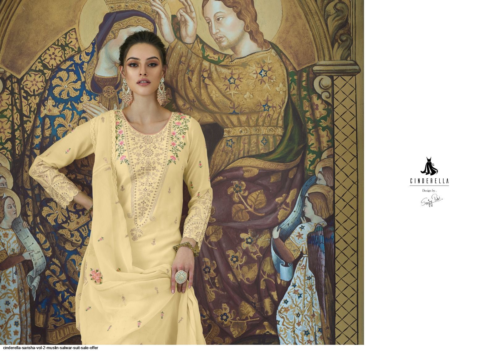 CINDERELLA SARISHA VOL 2 MUSLIN SALWAR SUIT SALE OFFER