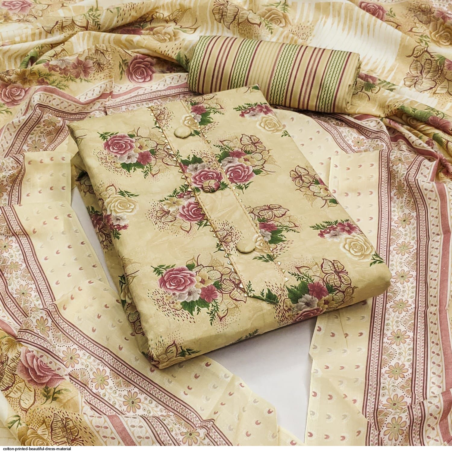 COTTON PRINTED BEAUTIFUL DRESS MATERIAL