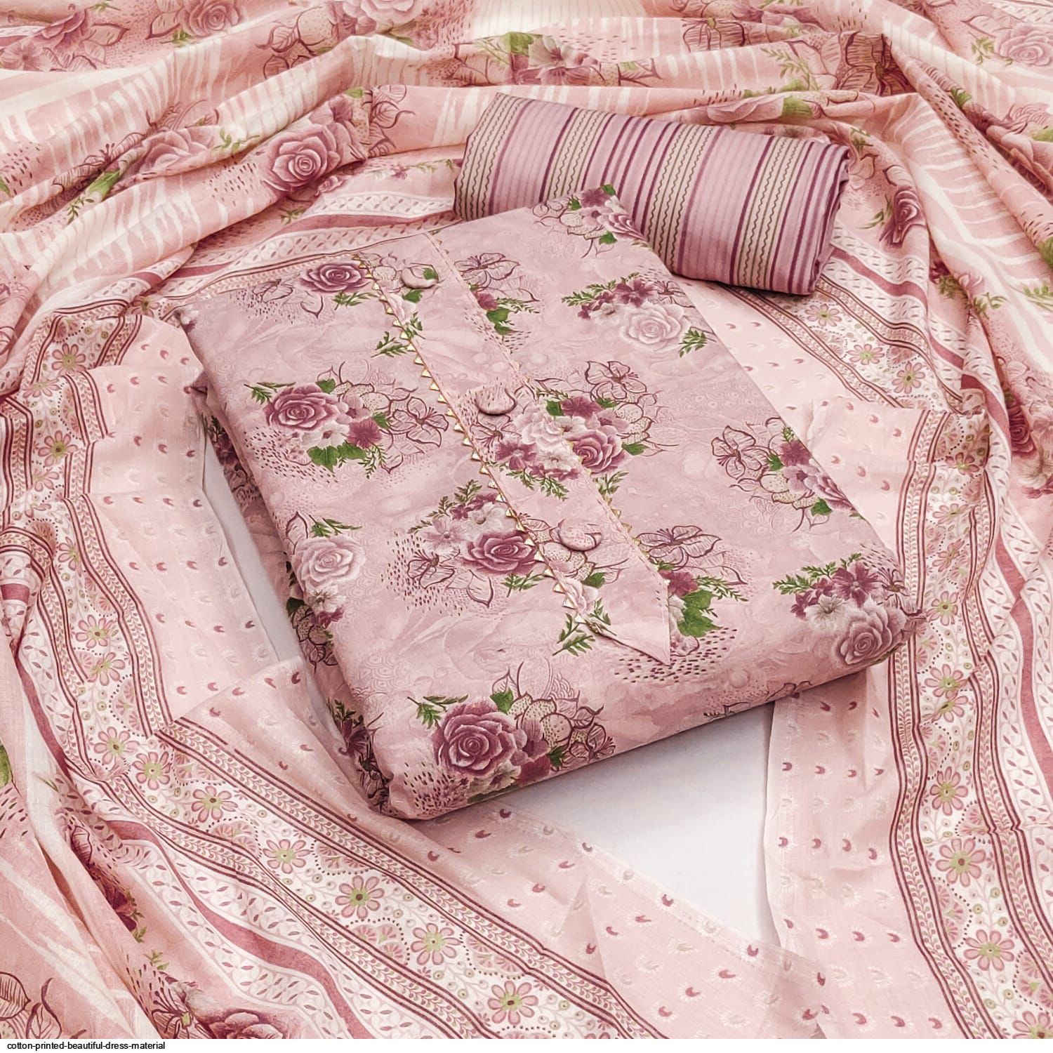 COTTON PRINTED BEAUTIFUL DRESS MATERIAL