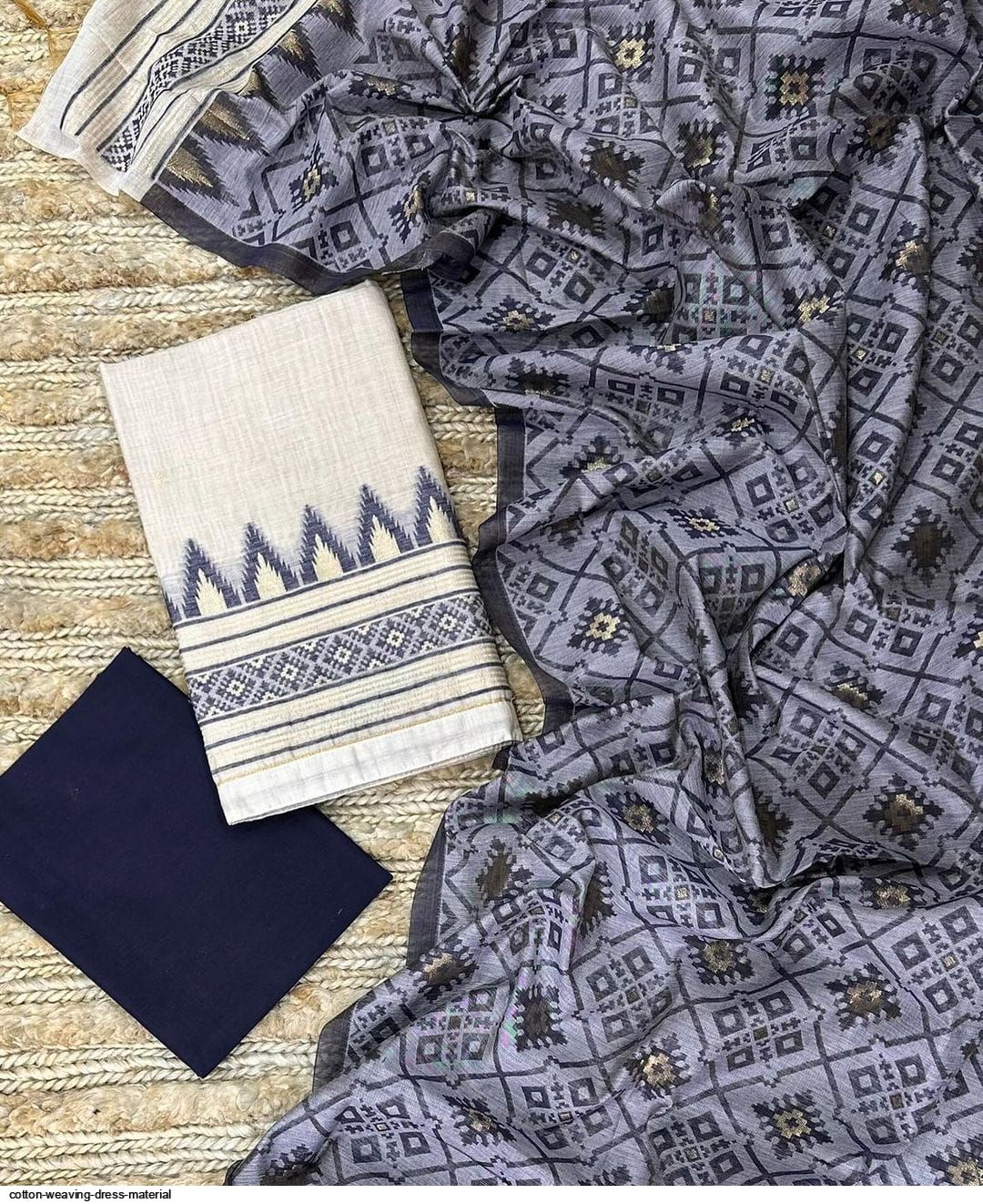 COTTON WEAVING DRESS MATERIAL