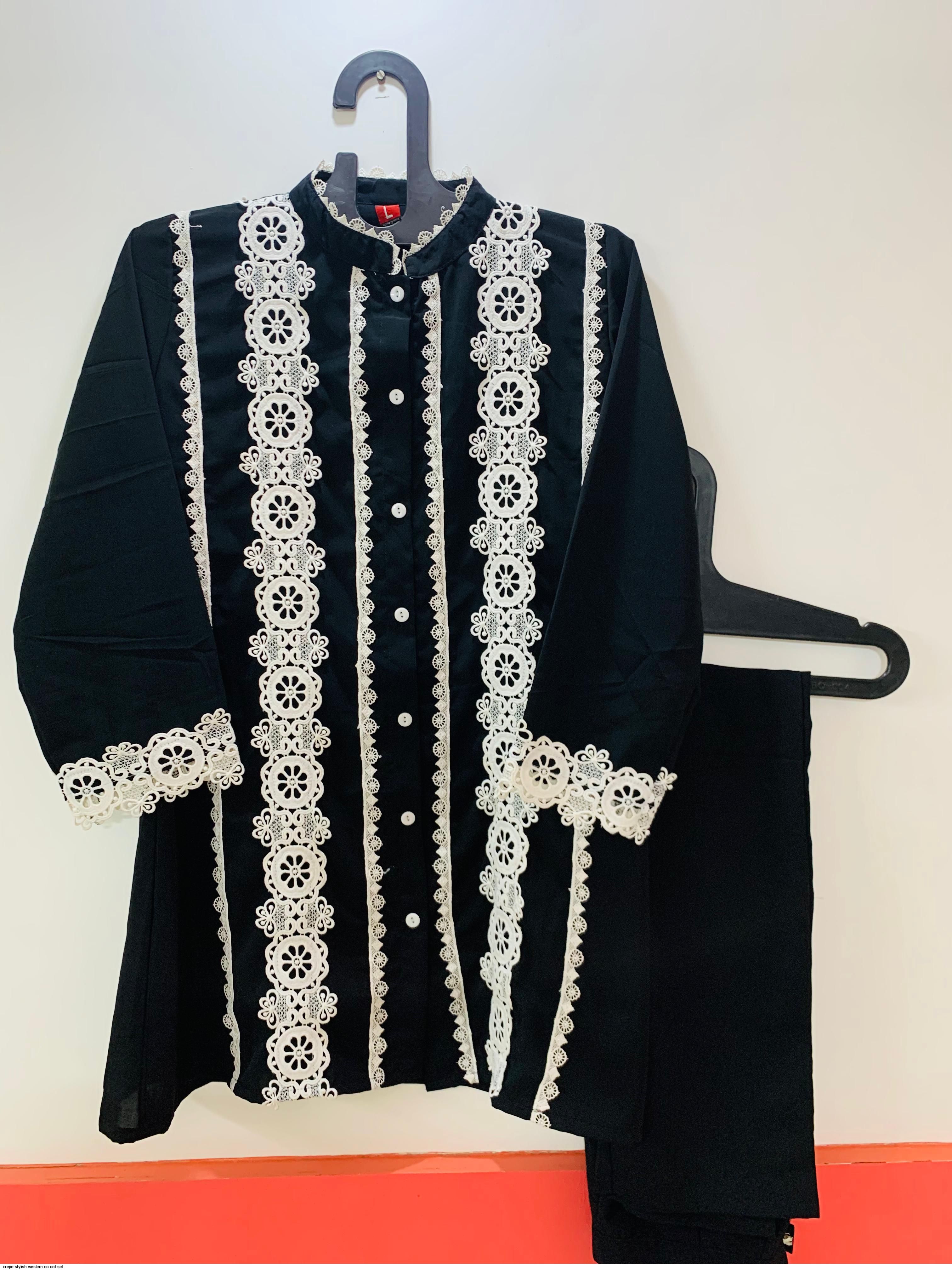 Crepe STYLISH WESTERN CO-ORD SET