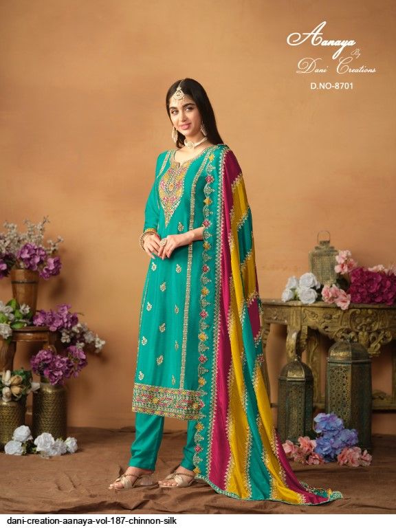 DANI CREATION AANAYA VOL 187 CHINNON SILK
