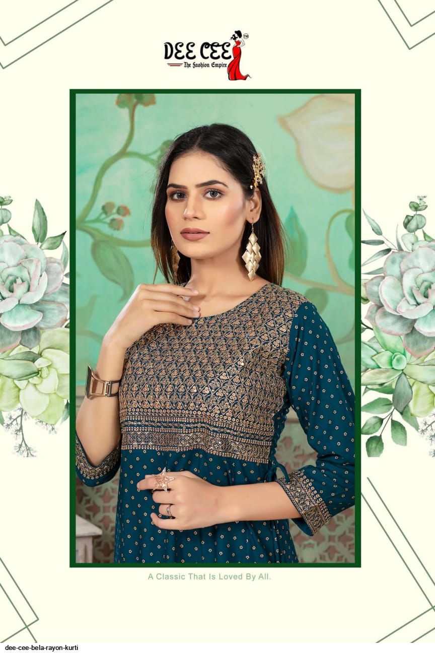 dee cee BELA rayon kurti