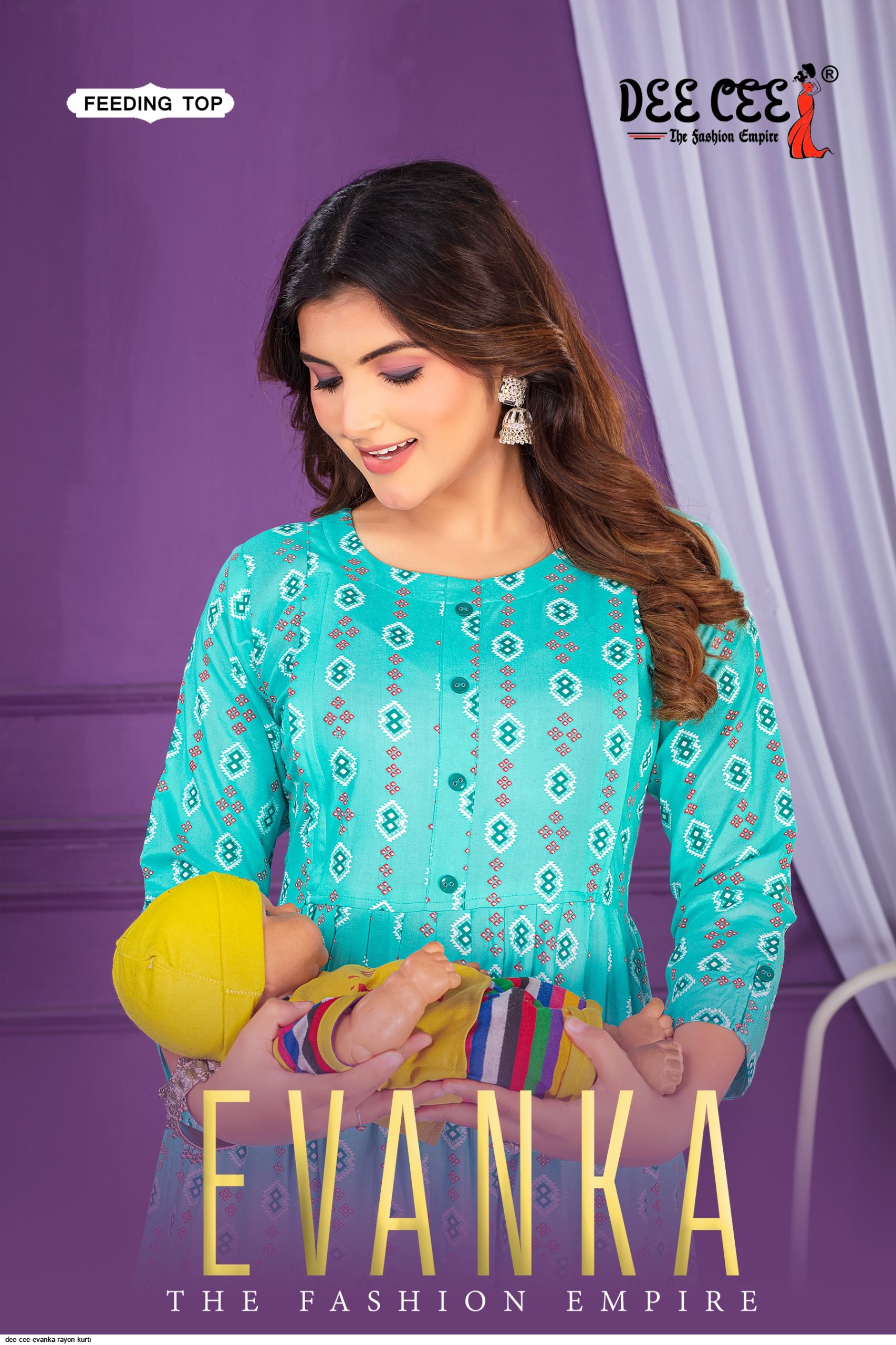 DEE CEE EVANKA rayon kurti