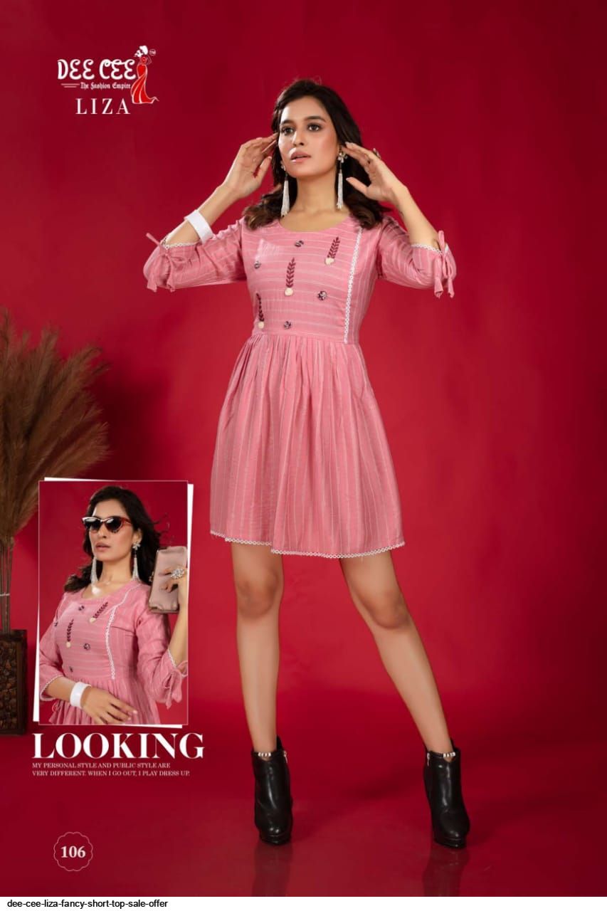 dee cee Liza FANCY SHORT TOP SALE OFFER