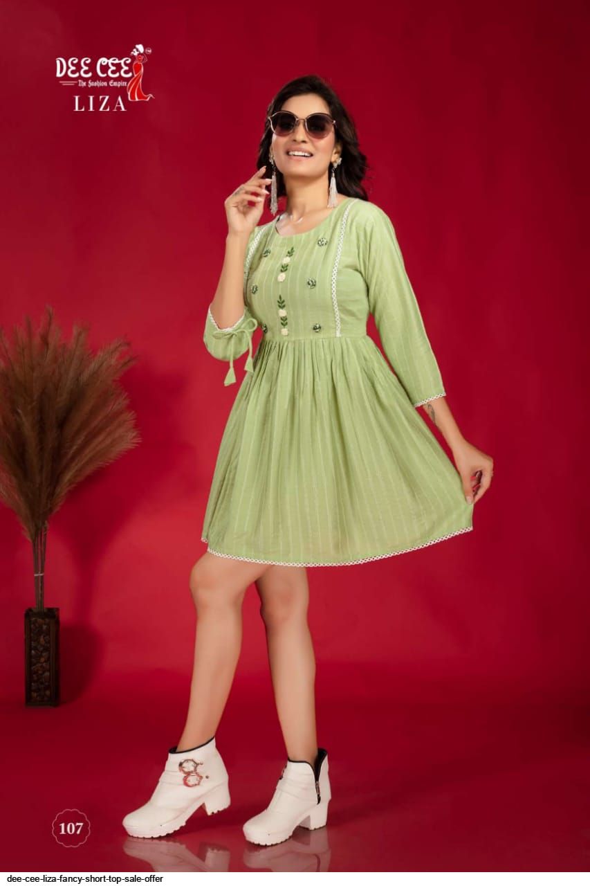 dee cee Liza FANCY SHORT TOP SALE OFFER