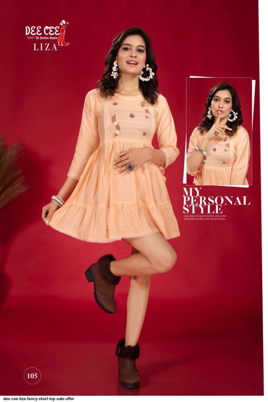 dee cee Liza FANCY SHORT TOP SALE OFFER