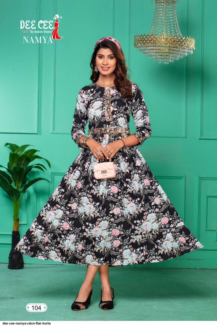 DEE CEE NAMYA RATON FLAIR KURTIS