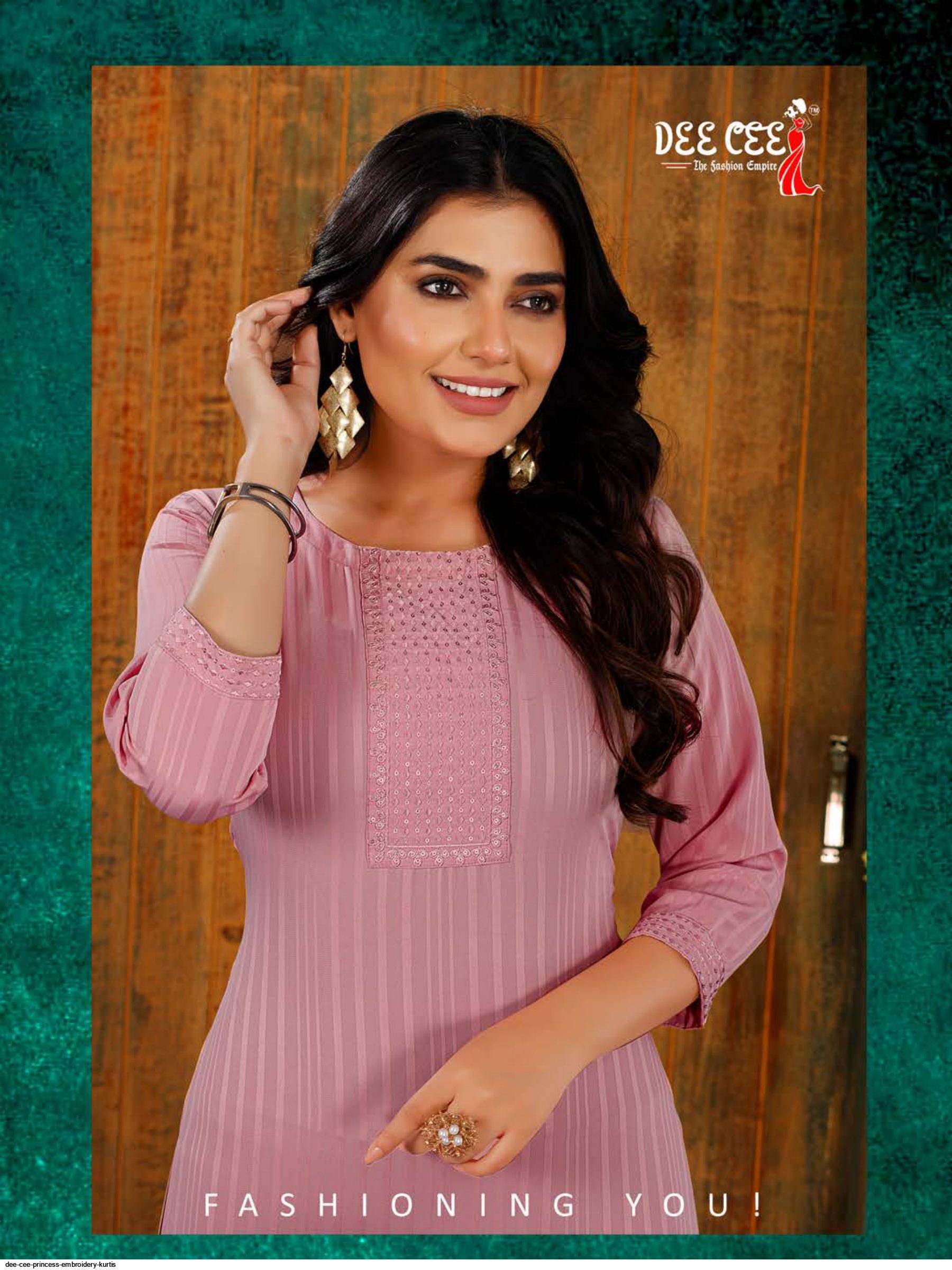 DEE CEE PRINCESS EMBROIDERY KURTIS