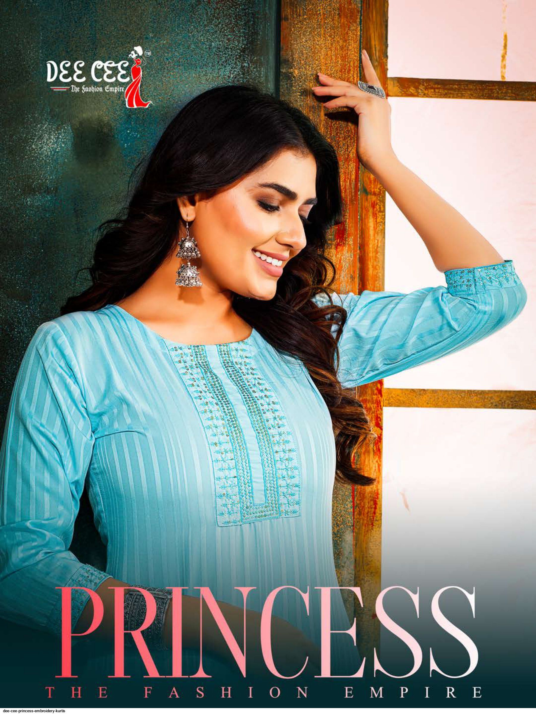 DEE CEE PRINCESS EMBROIDERY KURTIS