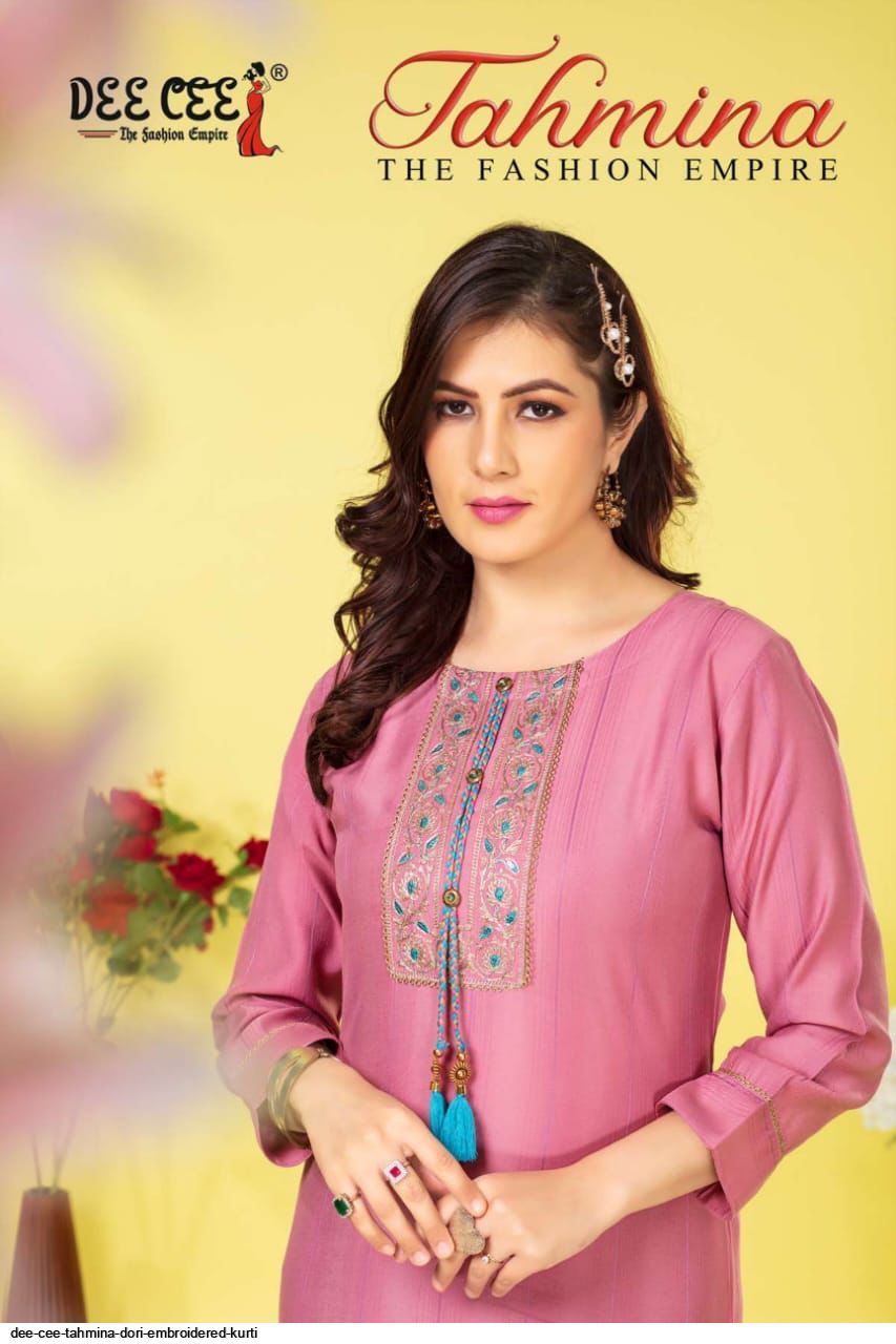 DEE CEE TAHMINA DORI EMBROIDERED KURTI