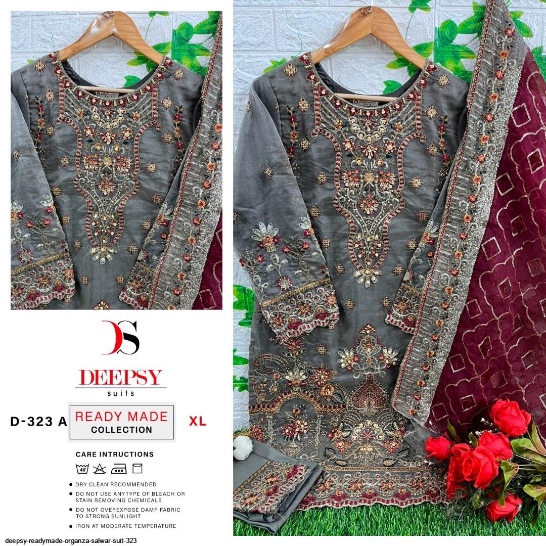 DEEPSY READYMADE ORGANZA SALWAR SUIT 323