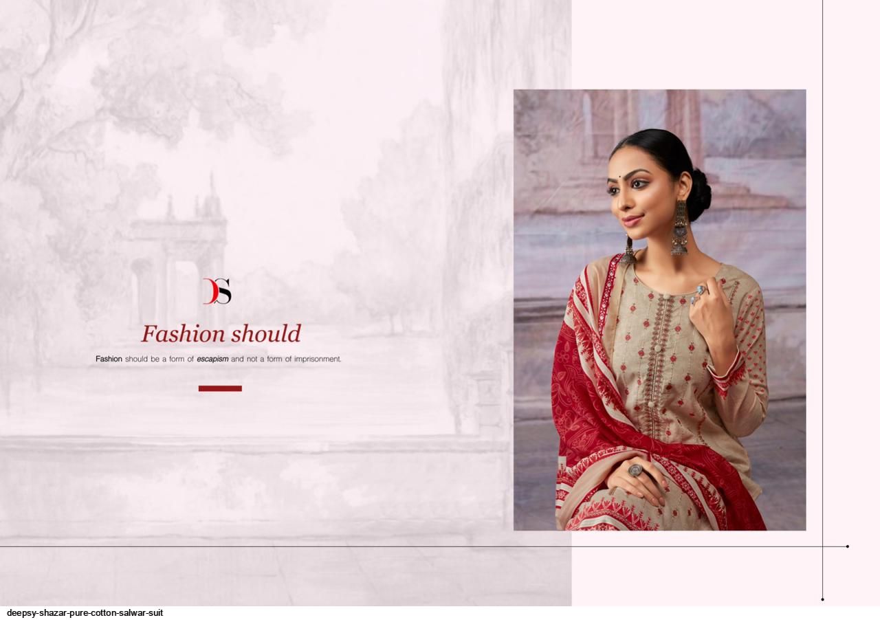 DEEPSY SHAZAR PURE COTTON SALWAR SUIT