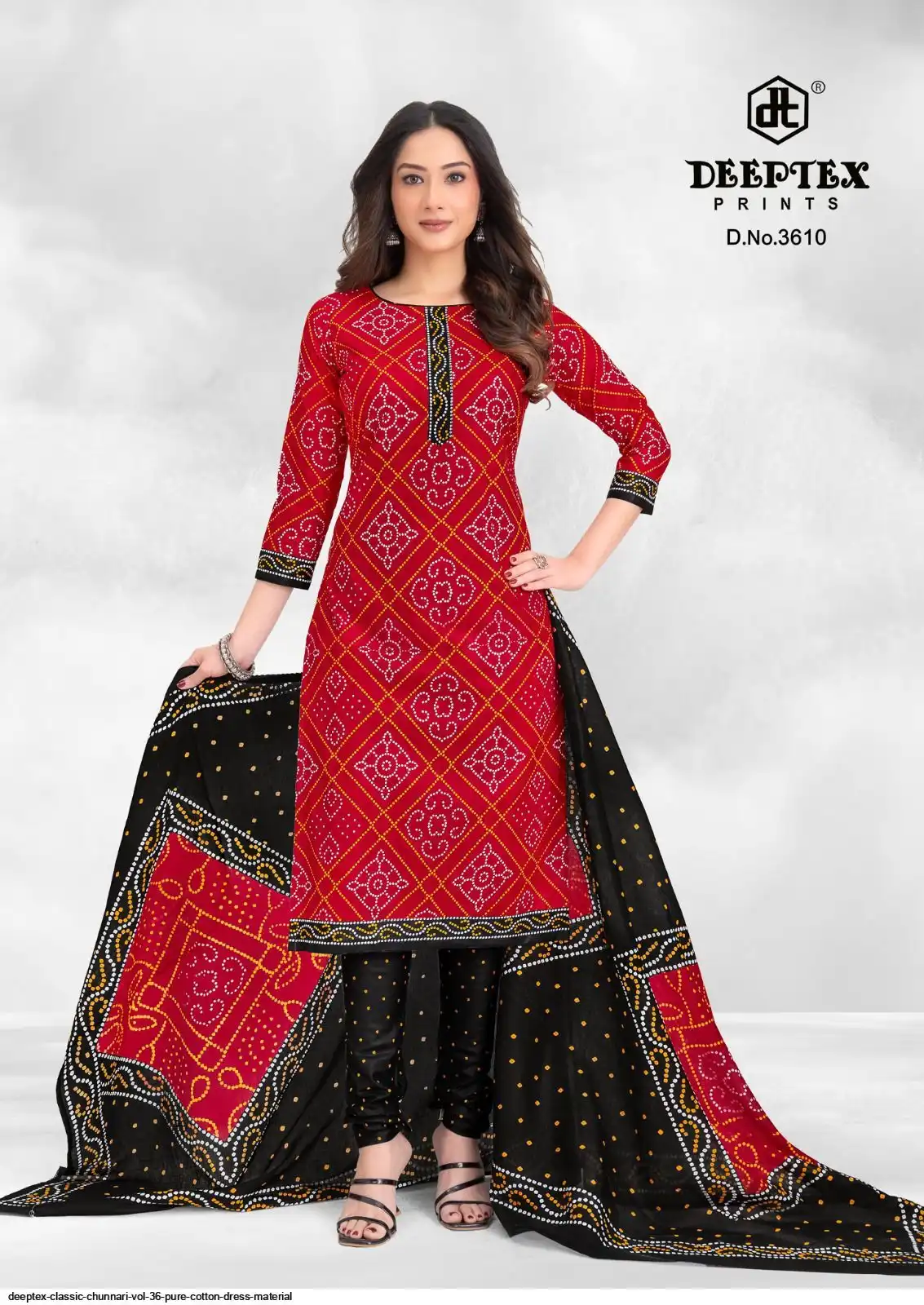 Deeptex Classic Chunnari Vol 36 Cotton Dress Material
