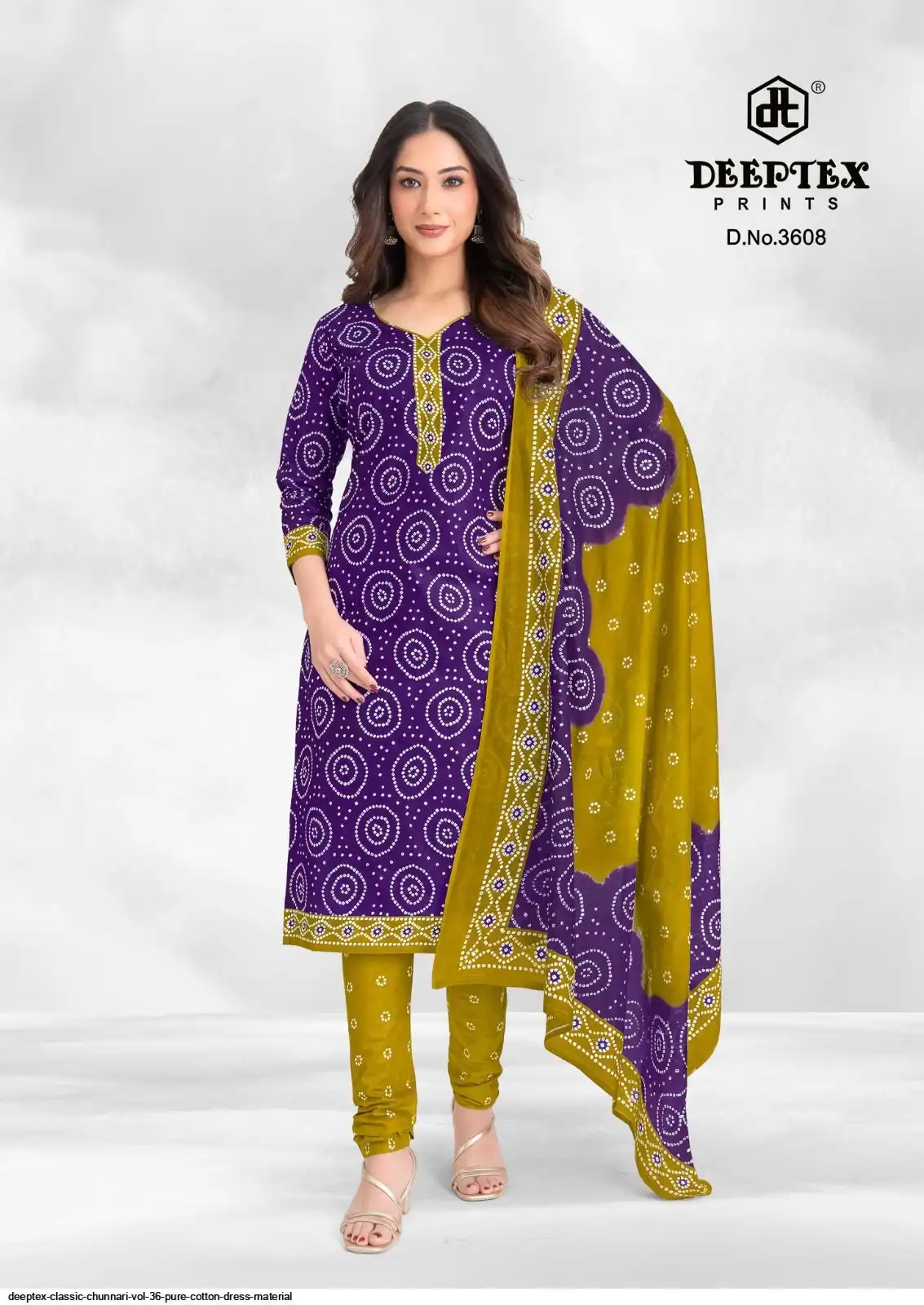 Deeptex Classic Chunnari Vol 36 Cotton Dress Material