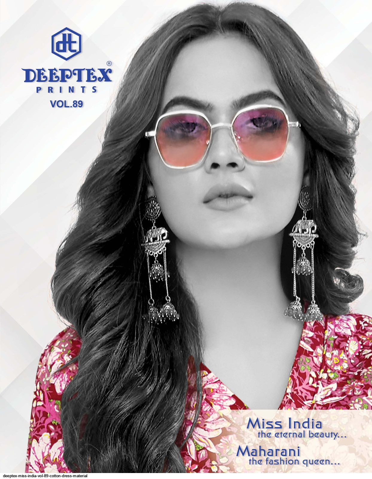 Deeptex Miss India Vol 89 cotton dress material