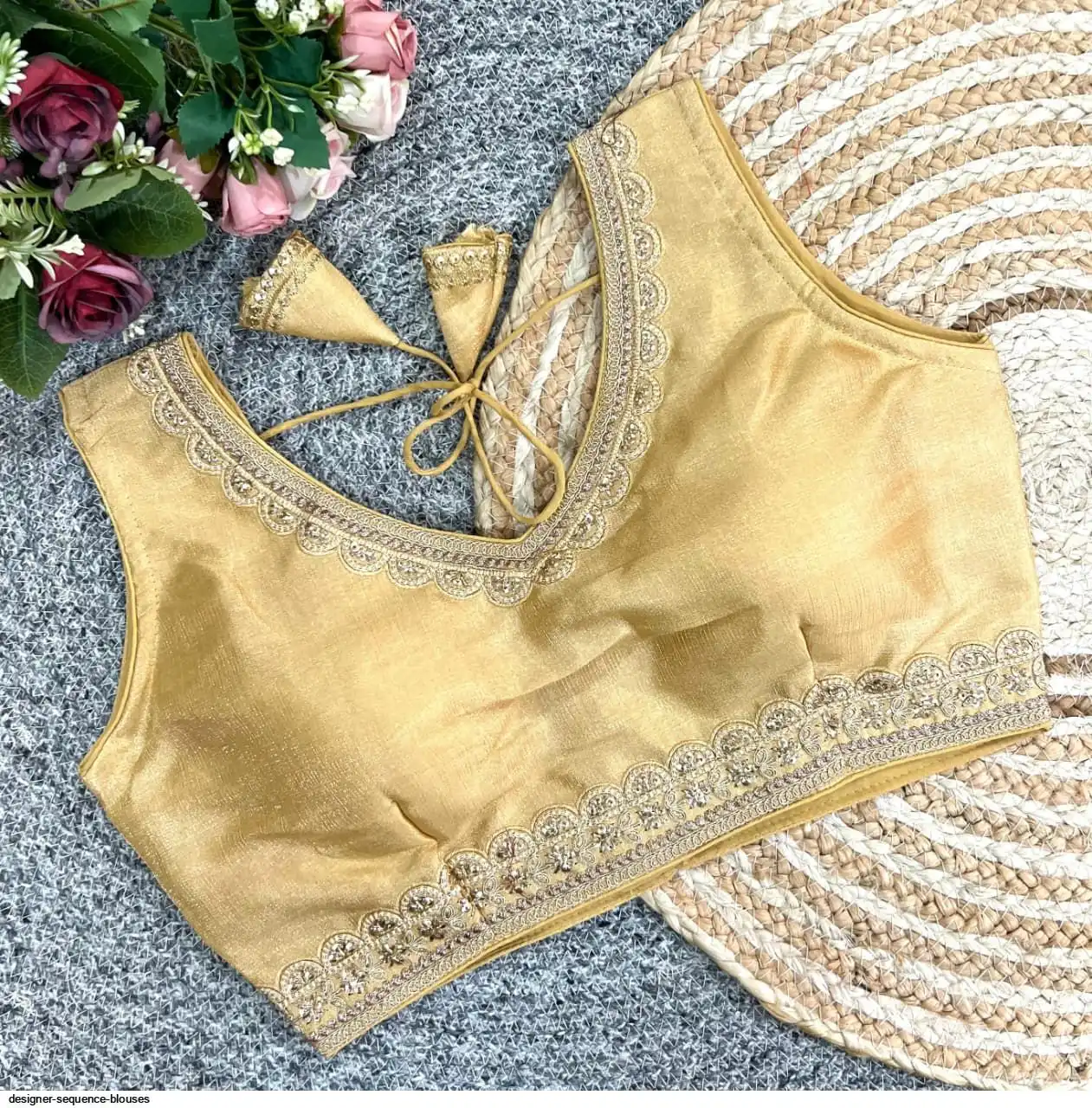 Maahi Sequence Blouse | Designer Sequence Blouses for Saree