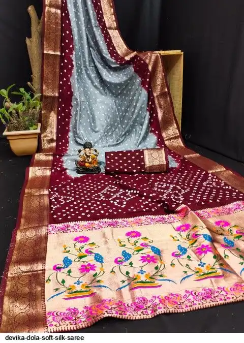 DEVIKA DOLA SOFT SILK SAREE